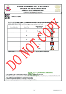 How to Apply for Surviving Member Certificate (SMC) in Delhi: Complete ...